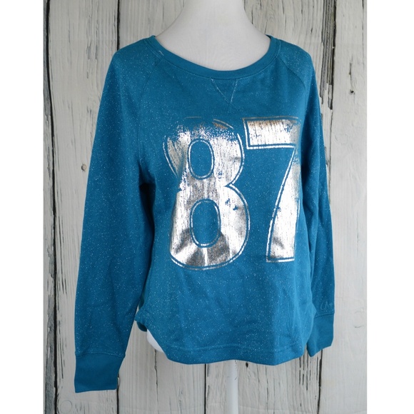Aeropostale | Sweaters | Aeropostale 87 Sparkle Fleece Sweatshirt Top ...